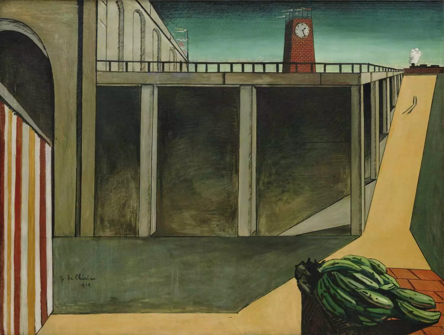 giorgio de chirico montparnasse išvykimo melancholija