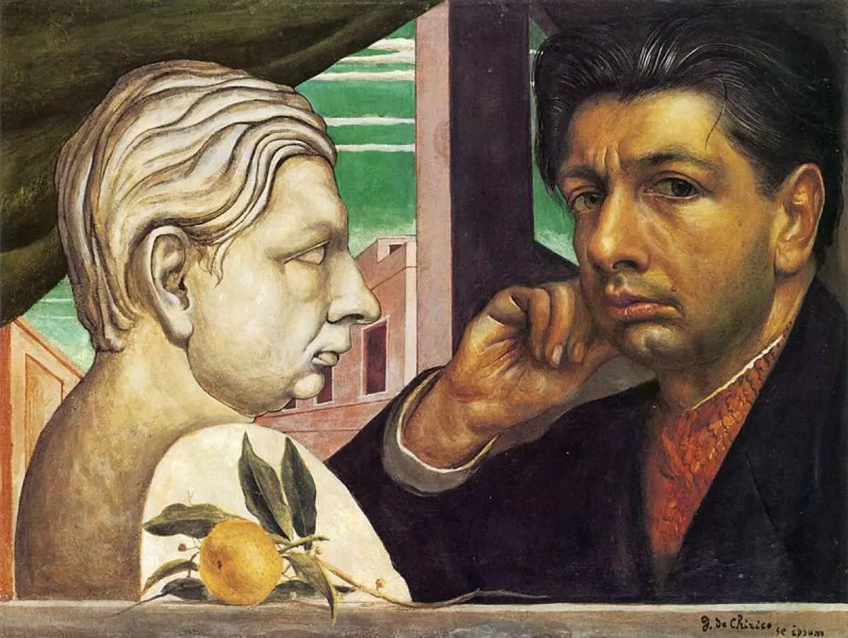 Giorgio de Chirico autoportretas