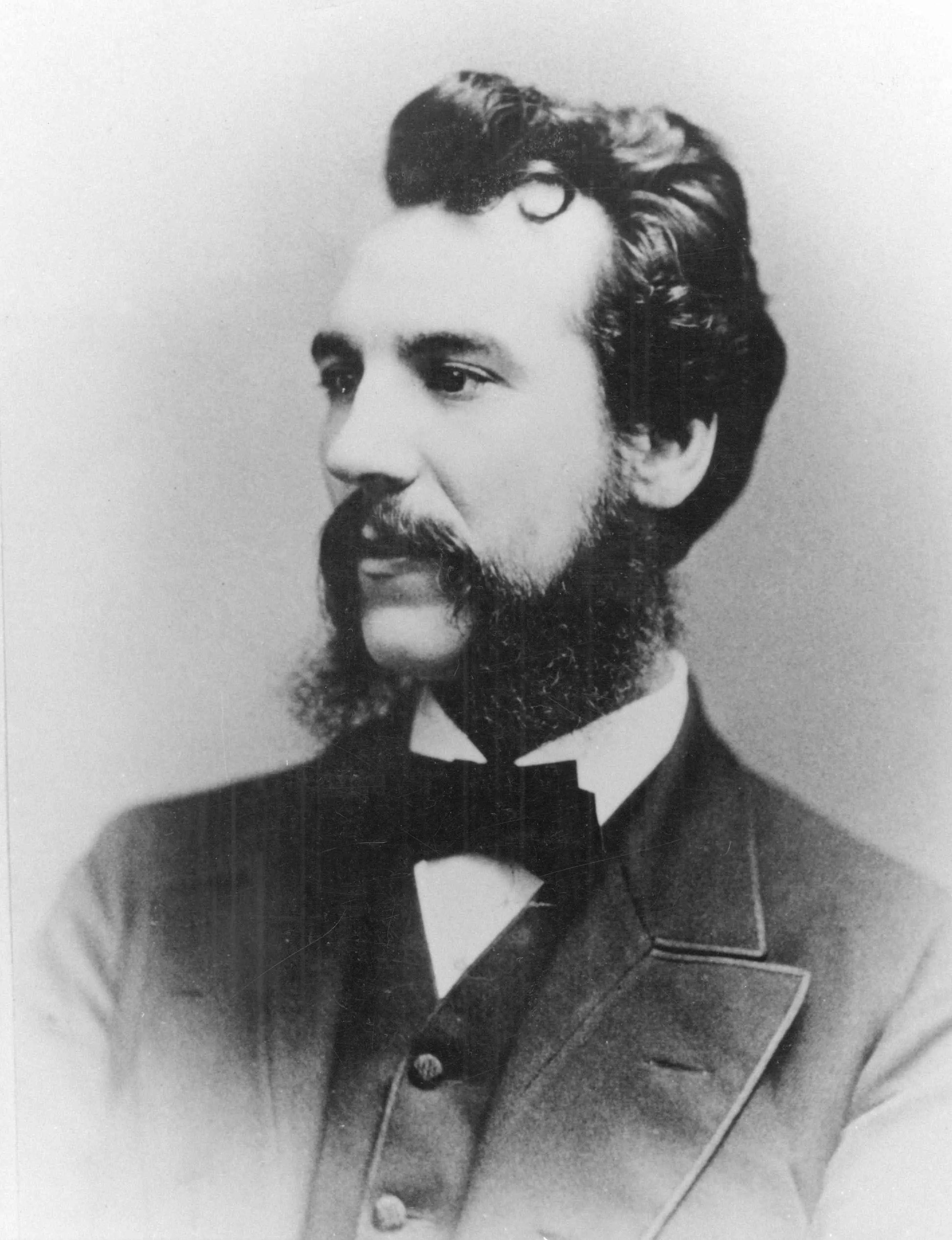Alexander Graham Bell (1847-1922), schottesch-gebuer amerikaneschen Erfinder.