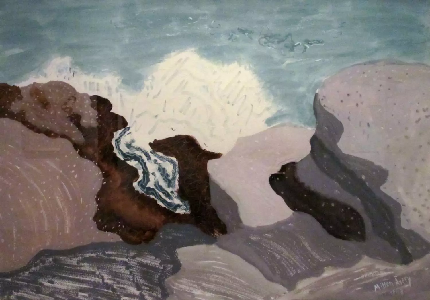 milton avery brekende golf