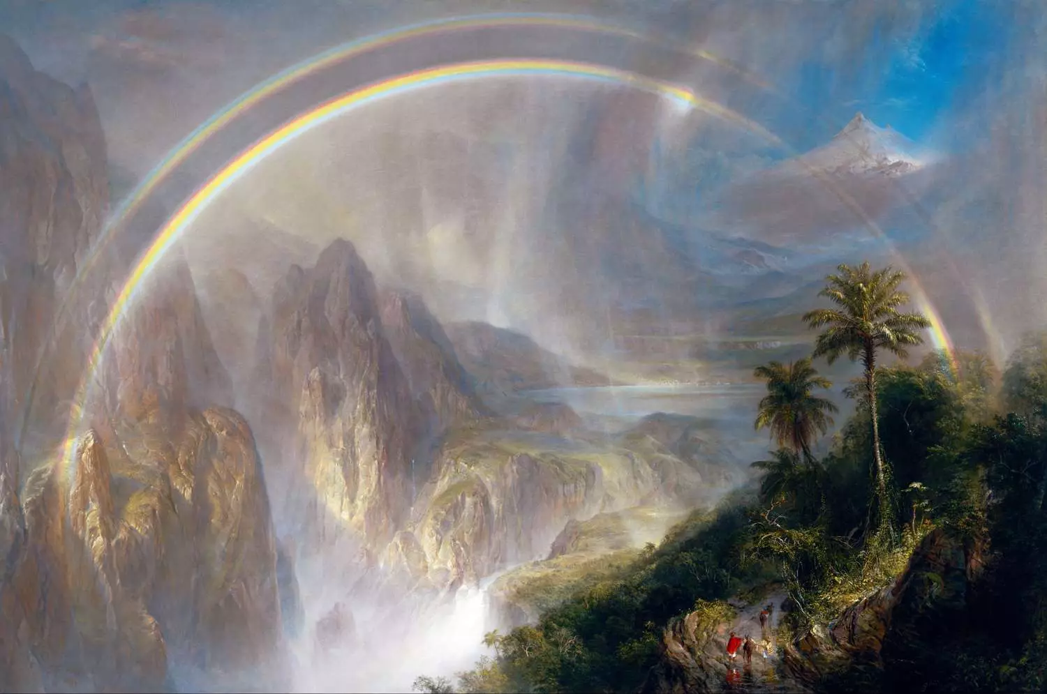 Frederic Edwin Church la stagione delle piogge ai tropici