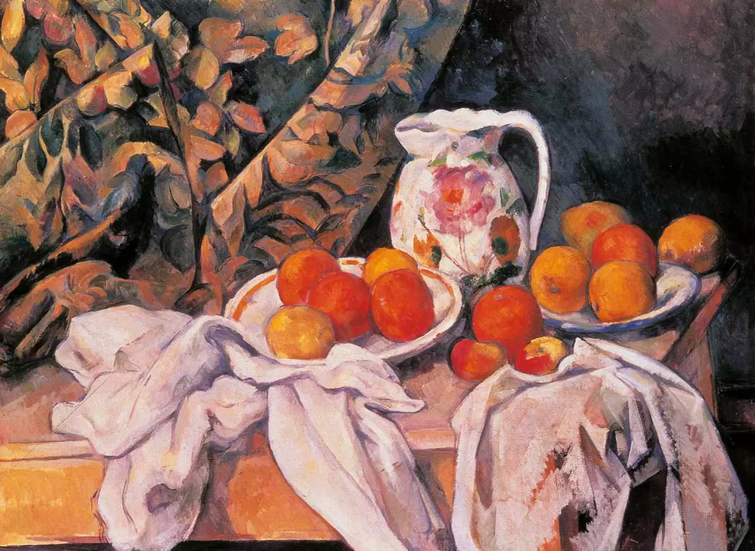 cezanne still life bi drapp u buqar