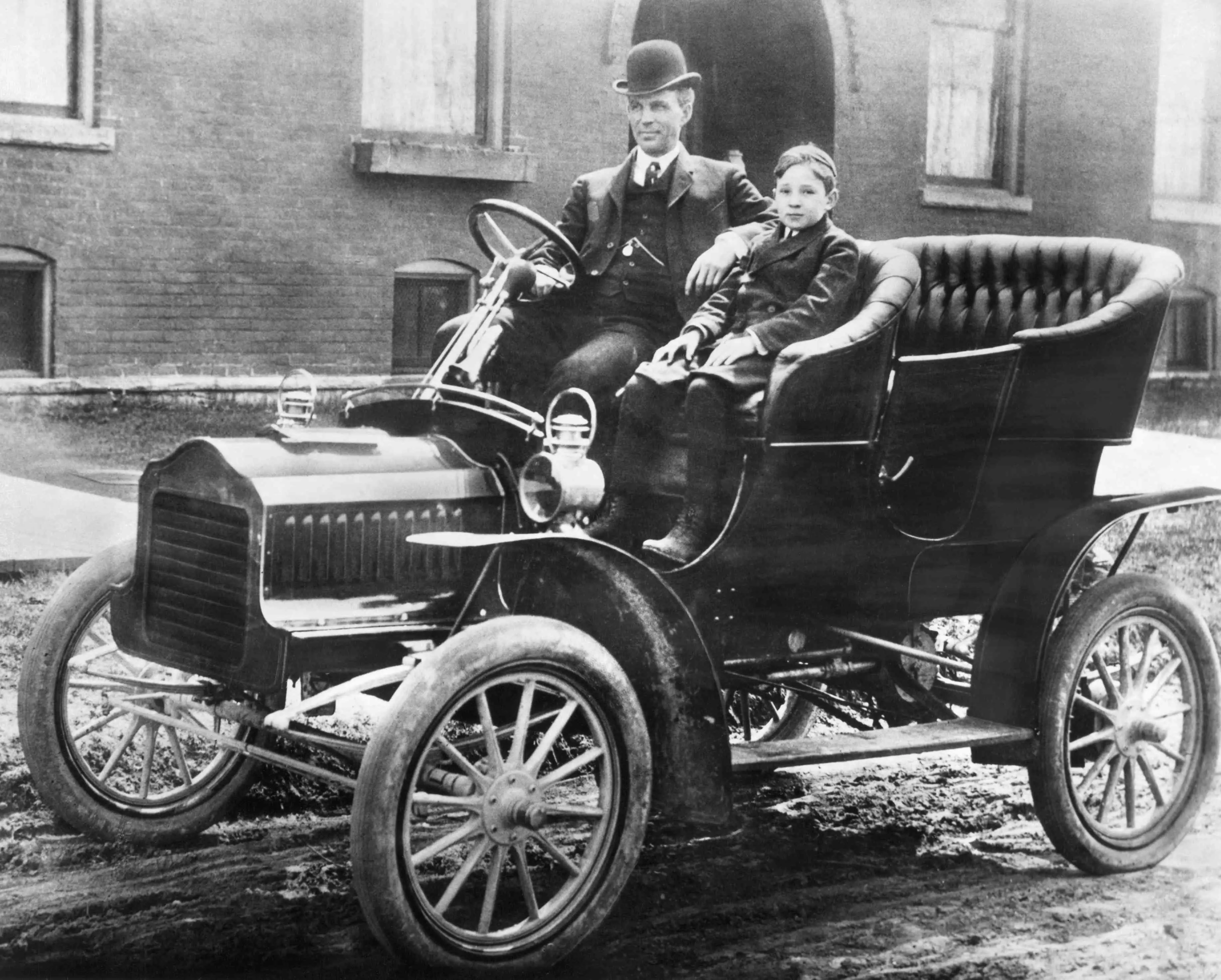 Henry dhe Edsel Ford në Modelin F