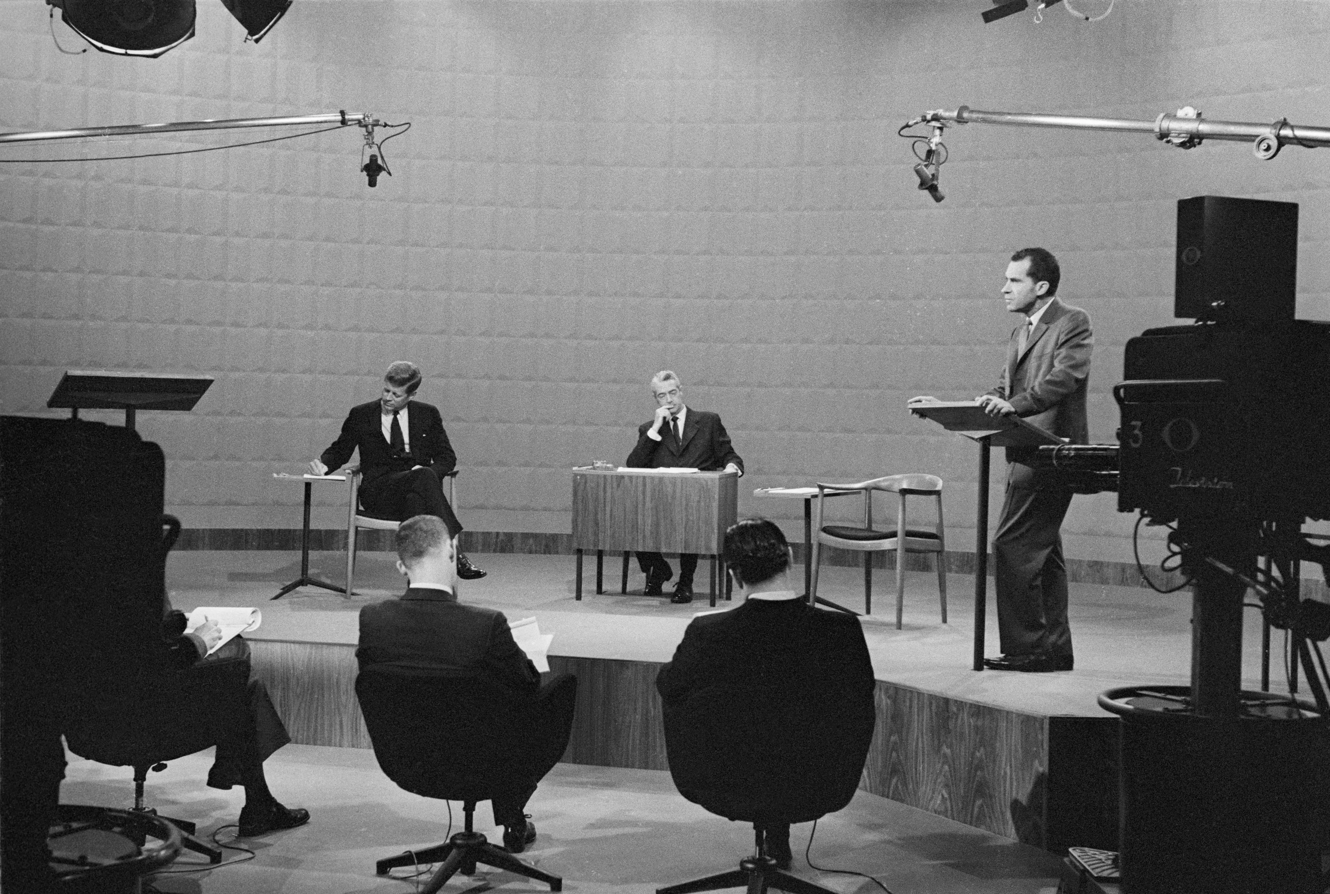 Präsidentschaftsdebatte zwischen Nixon und Kennedy