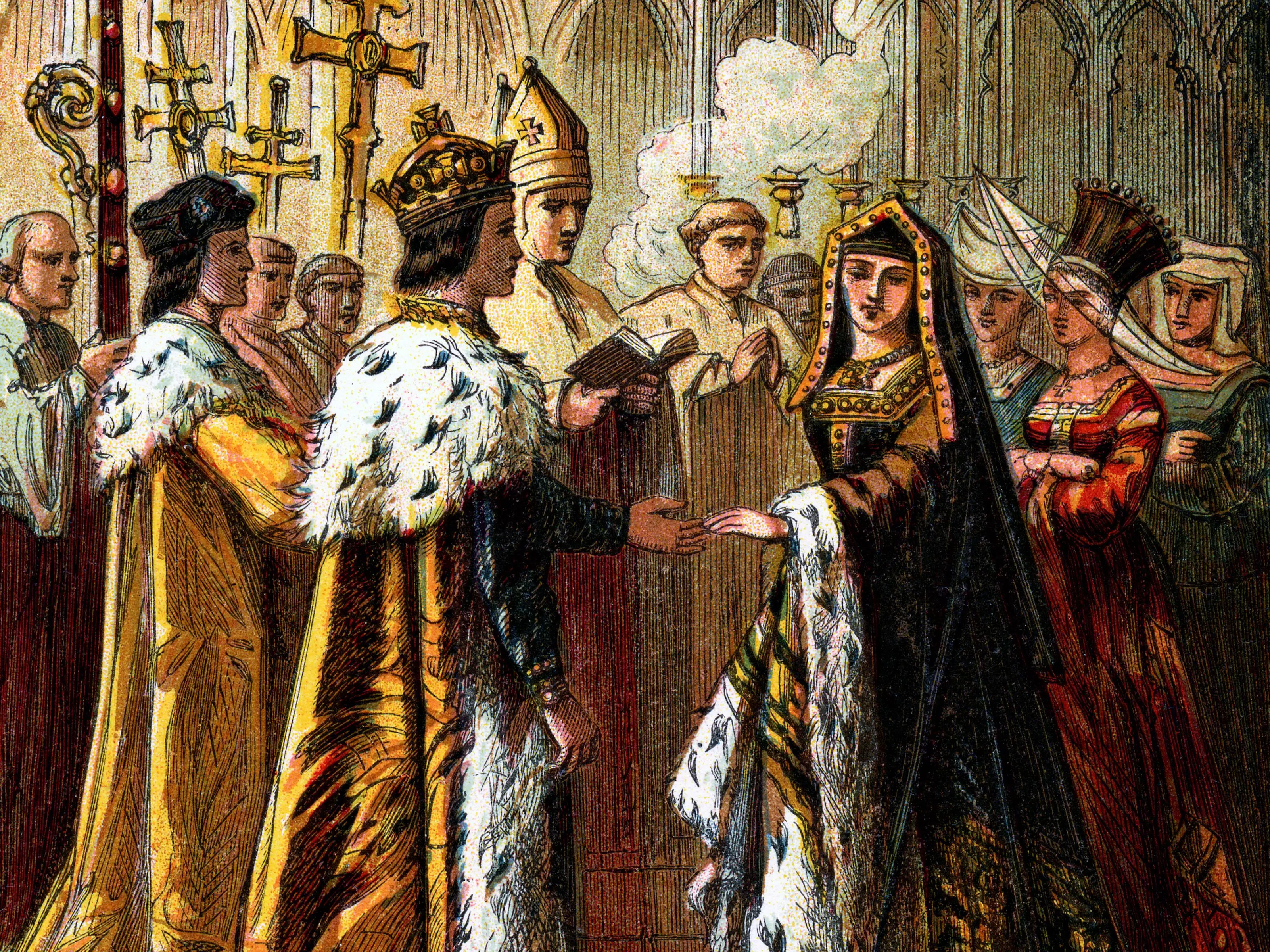 హెన్రీ VII మరియు యార్క్కు చెందిన ఎలిజబెత్ల వివాహం