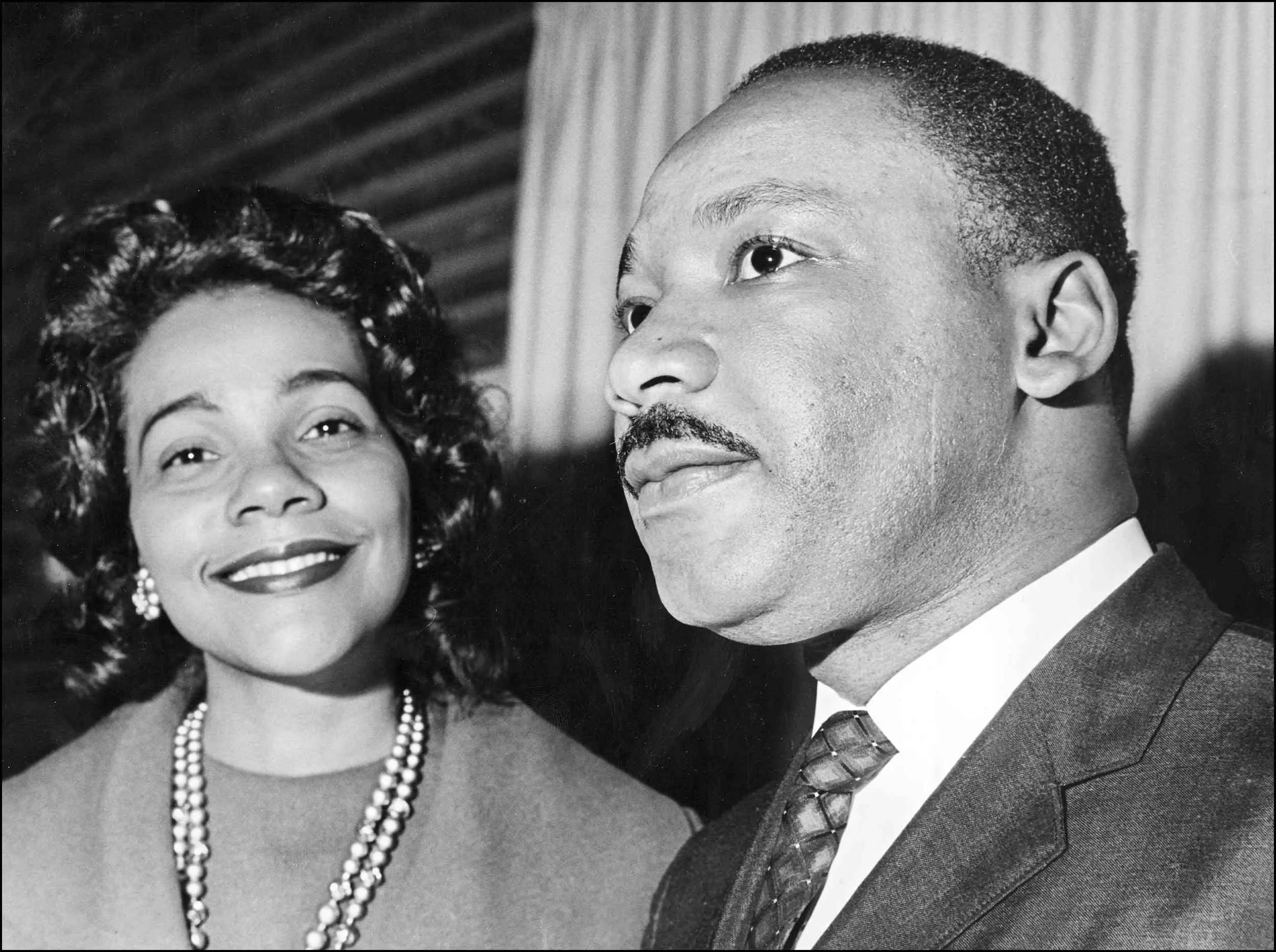 MLK 和妻子