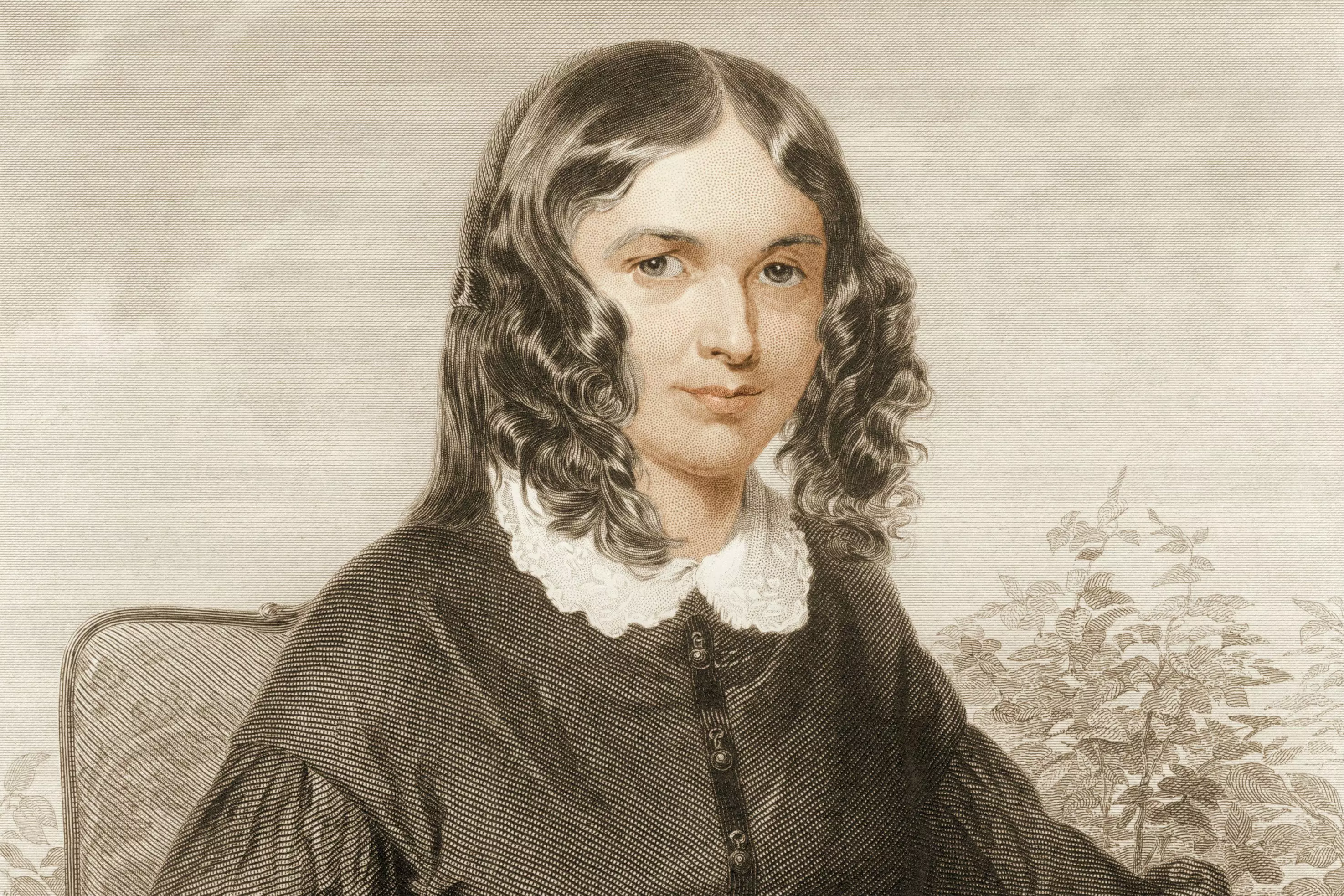 Portret van Elizabeth Barrett Browning
