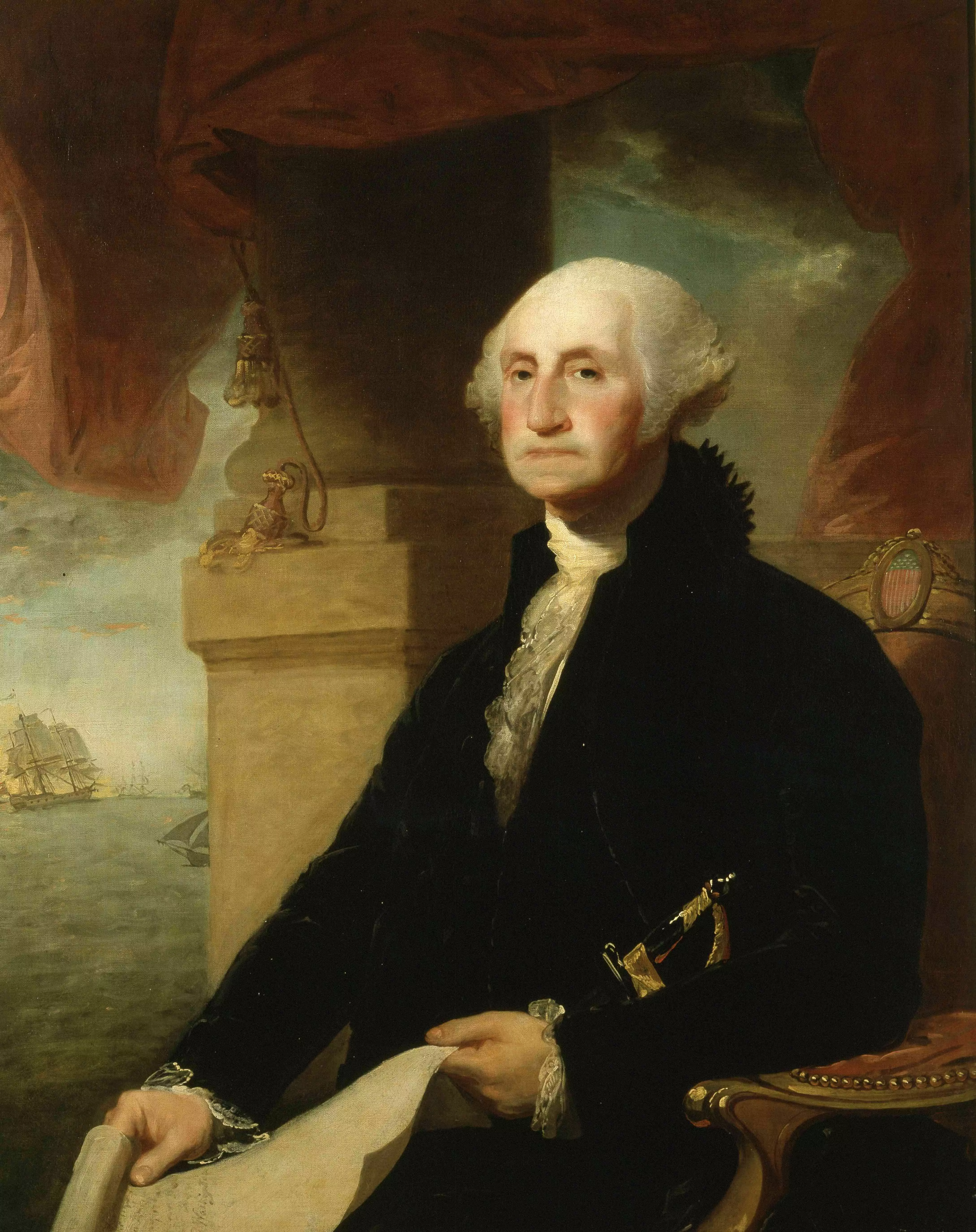 Si Pangulong George Washington, ipininta noong 1794.