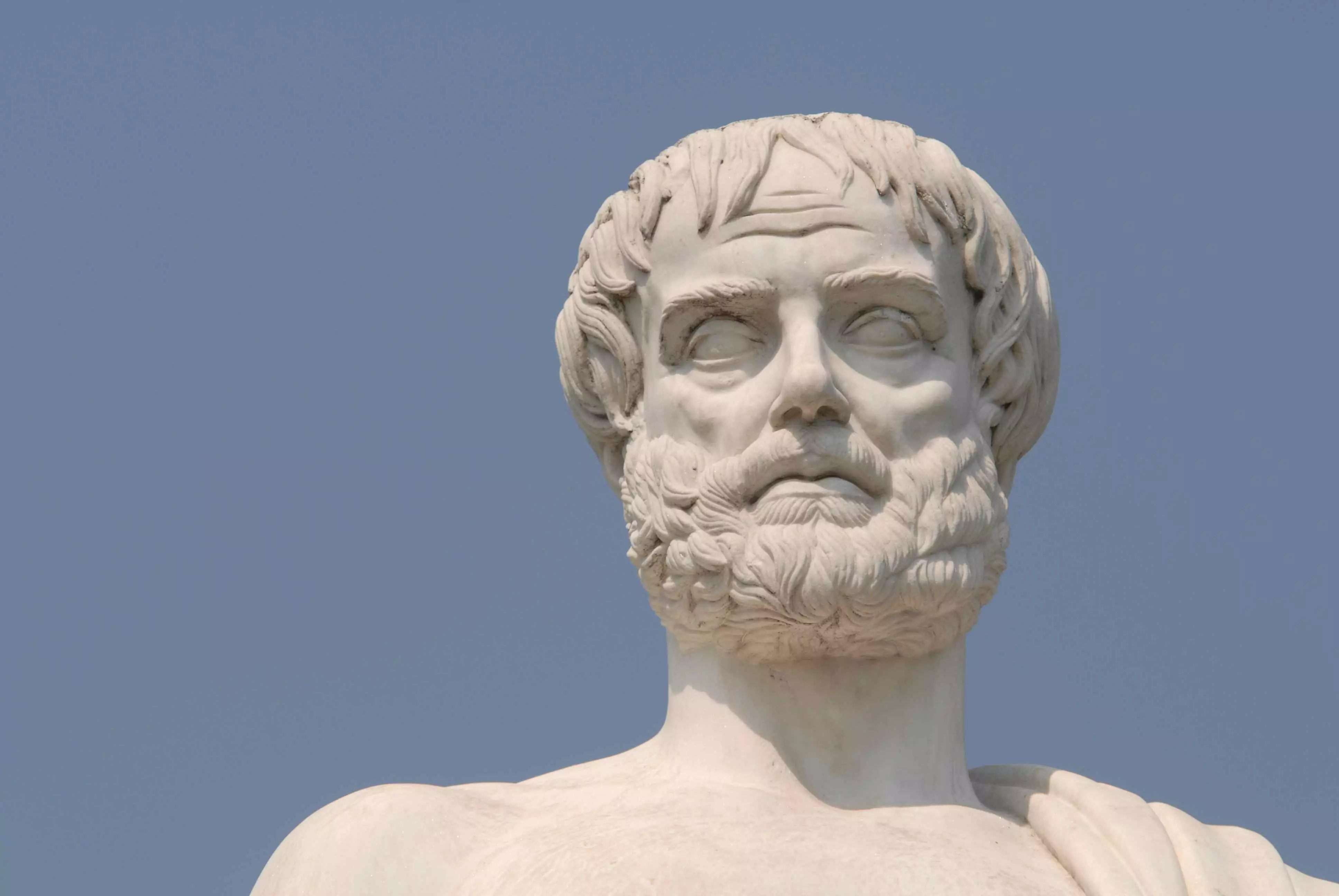 Aristotele, ritrarre, il filosofo