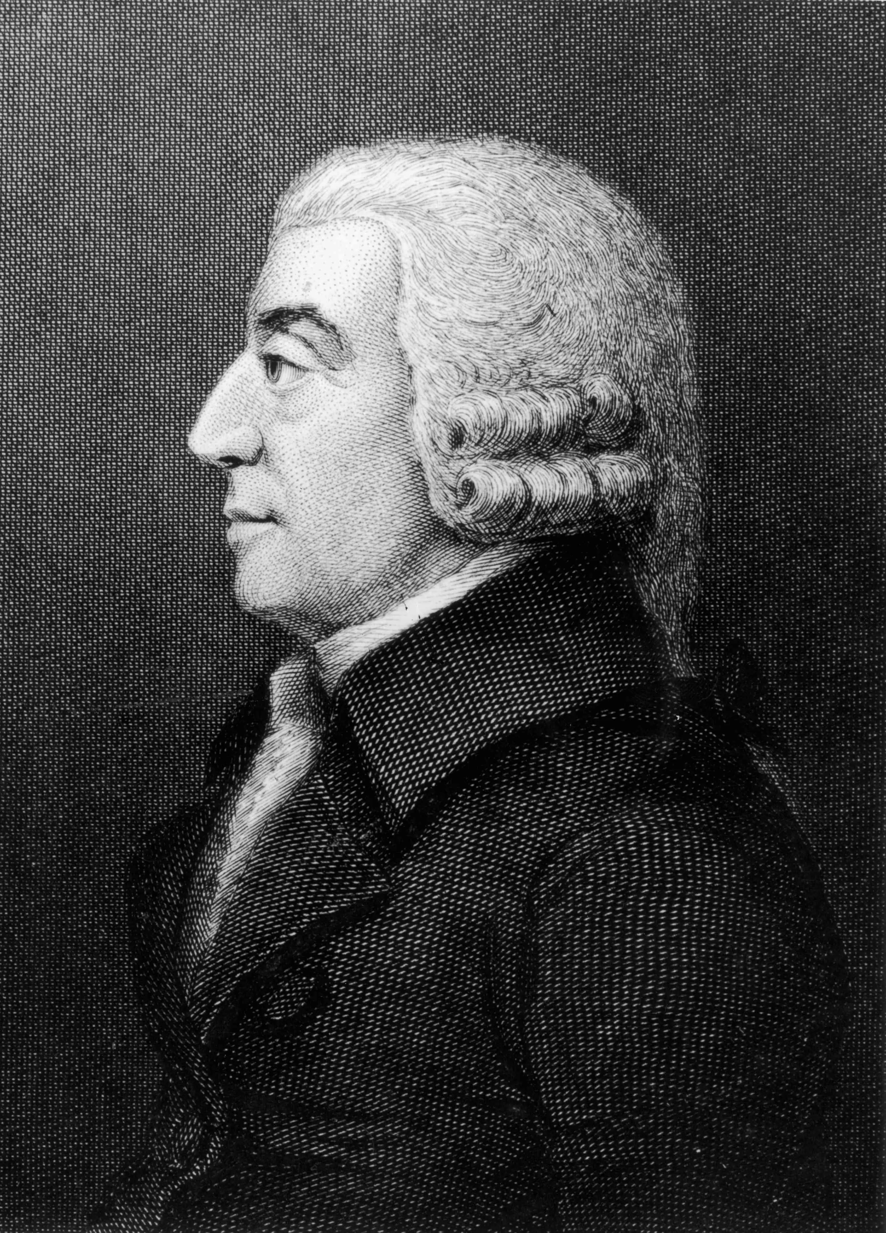 Ekonom politik lan filsuf Skotlandia Adam Smith (1723 - 1790).