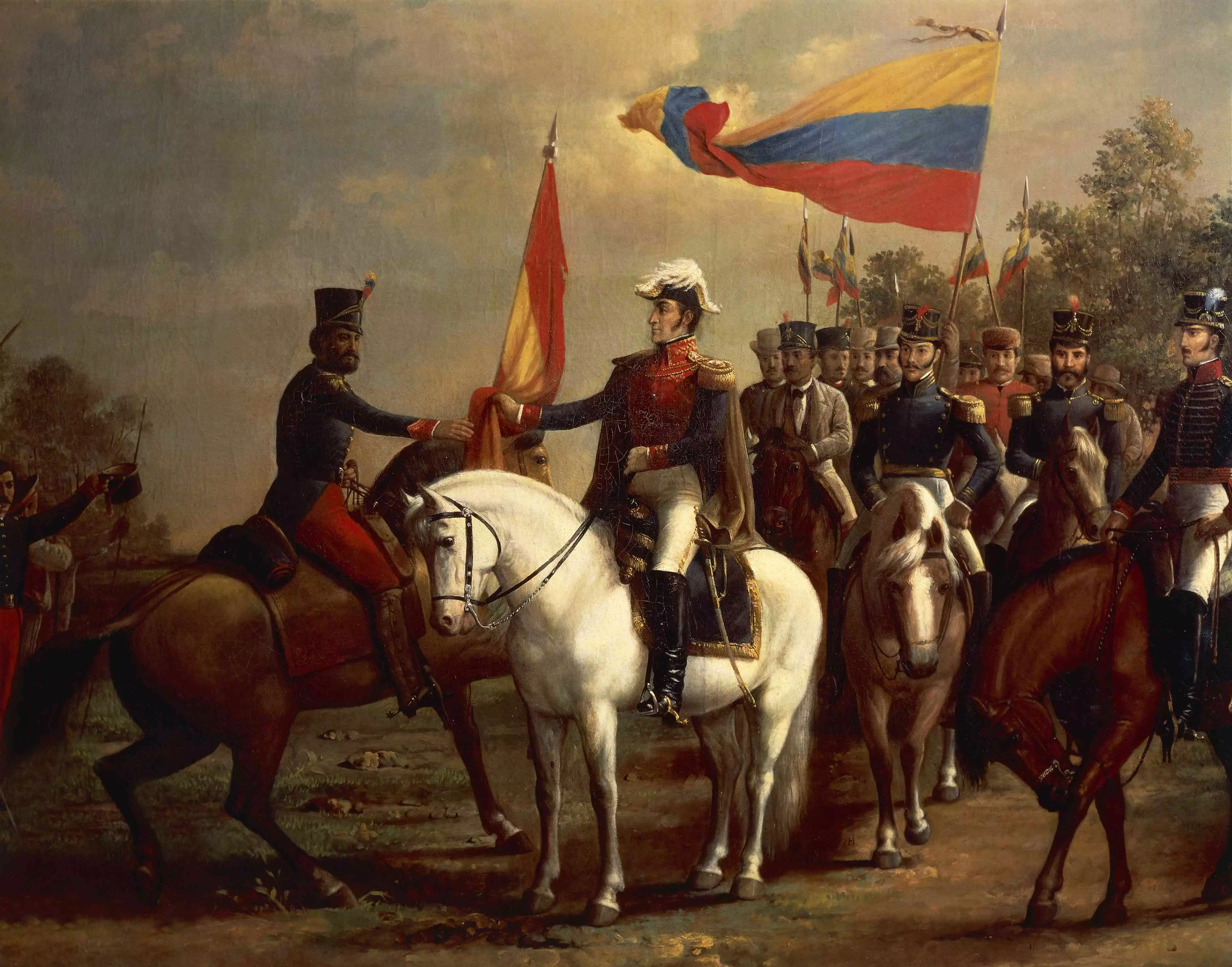 Simon Bolivar während Latäinamerikanesch Onofhängegkeetskricher