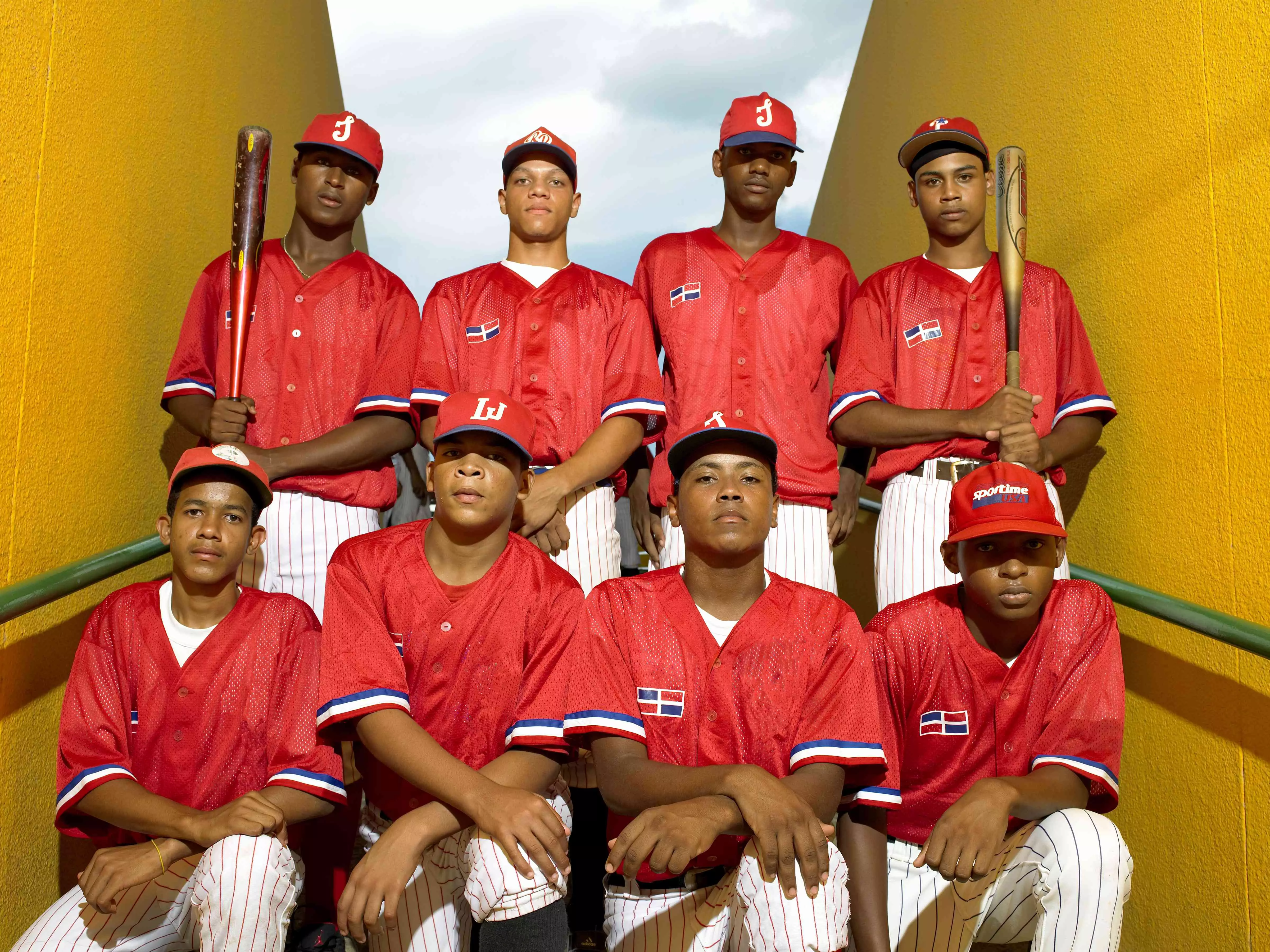 Dominikai tizenéves baseball-játékosok