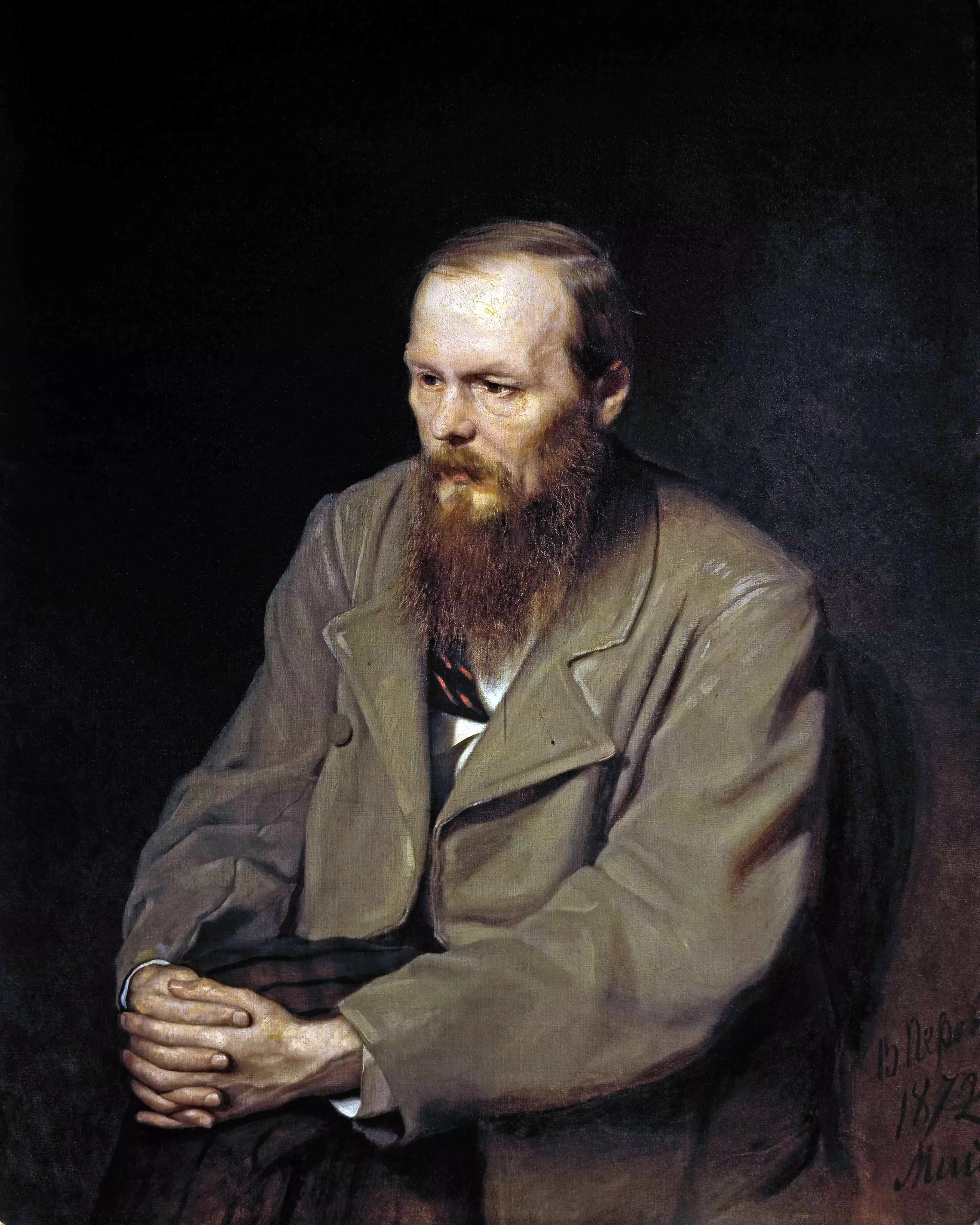 Bức tranh màu sơn dầu của Dostoevsky