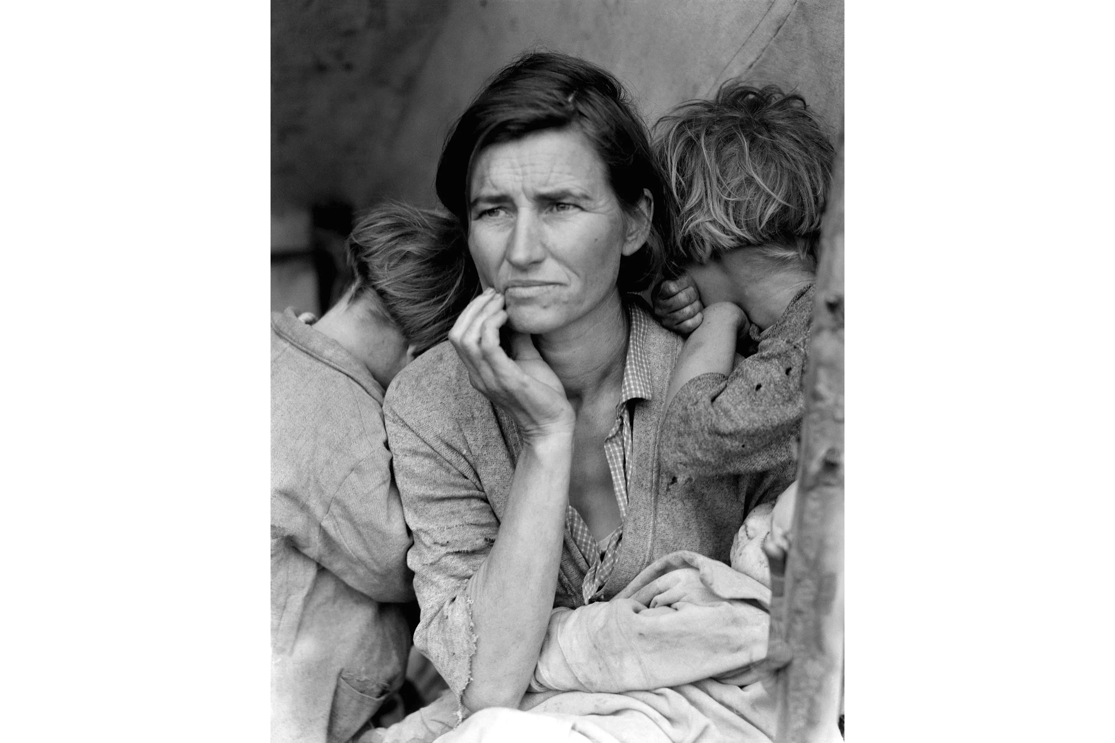 Migrant Mother de Dorothea Lange. Fotografia.